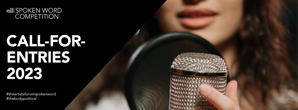 THE ARTISTS FORUM » Spoken Word Competition 2023