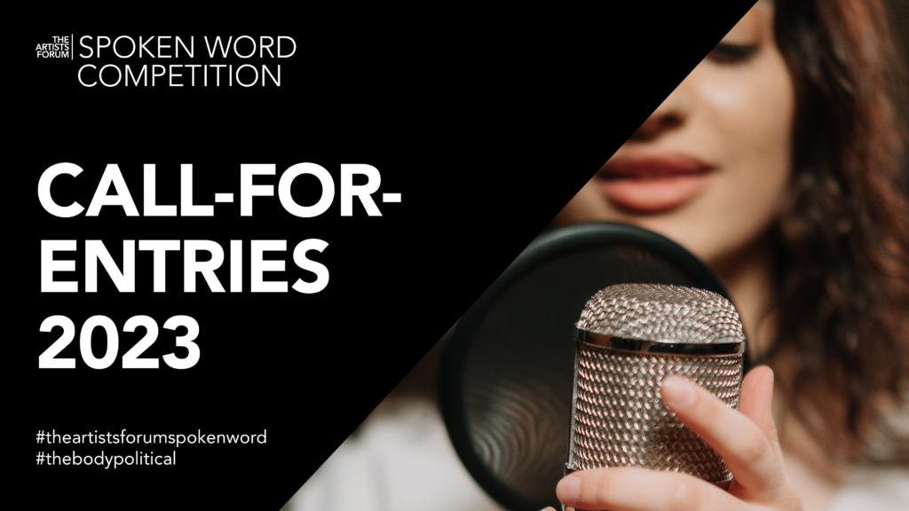 THE ARTISTS FORUM » Spoken Word Competition 2023